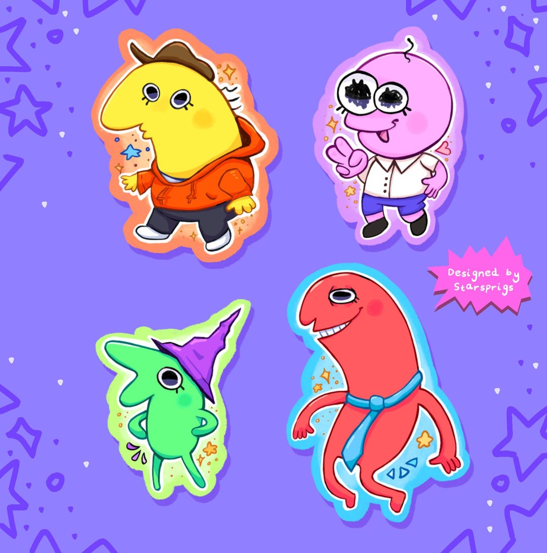 Smiling Friends Sticker Pack - Etsy