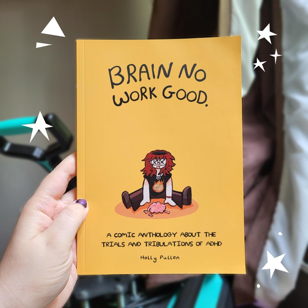 Brain No Work Good ADHD Comic - Etsy