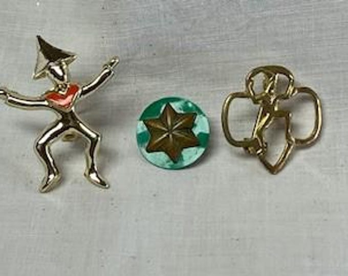 Antique Girl Scout Pins - Etsy