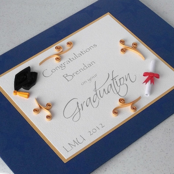 Graduation Quilling Cards - Etsy