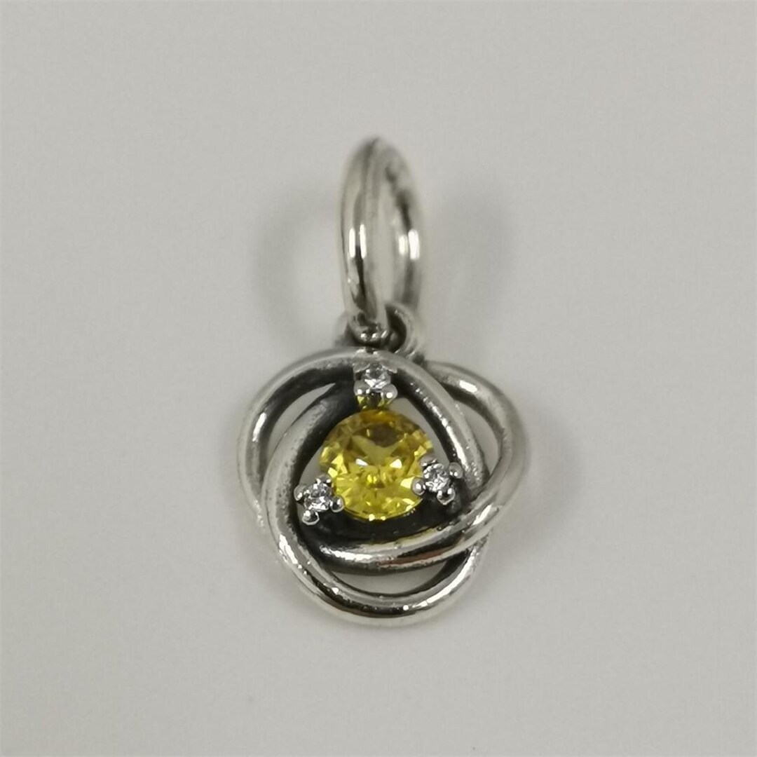 Pandora November Crystal Birthstone Eternity Circle Dangle Charm - Etsy