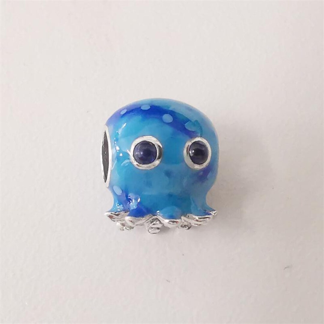 Pandora Wave and Bubble Heraldic Octopus S925 Charm - Etsy