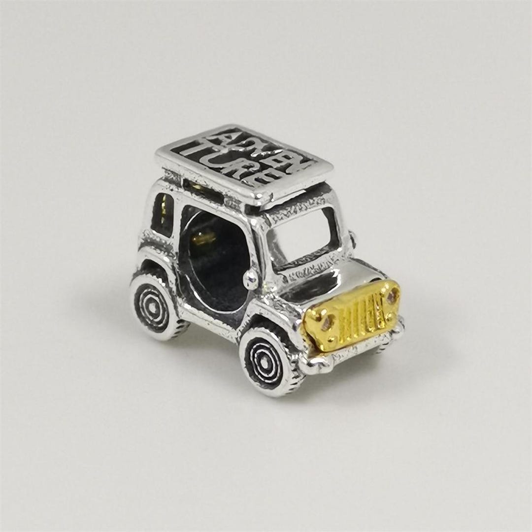 Pandora Two-tone Adventure Car Charm - Etsy