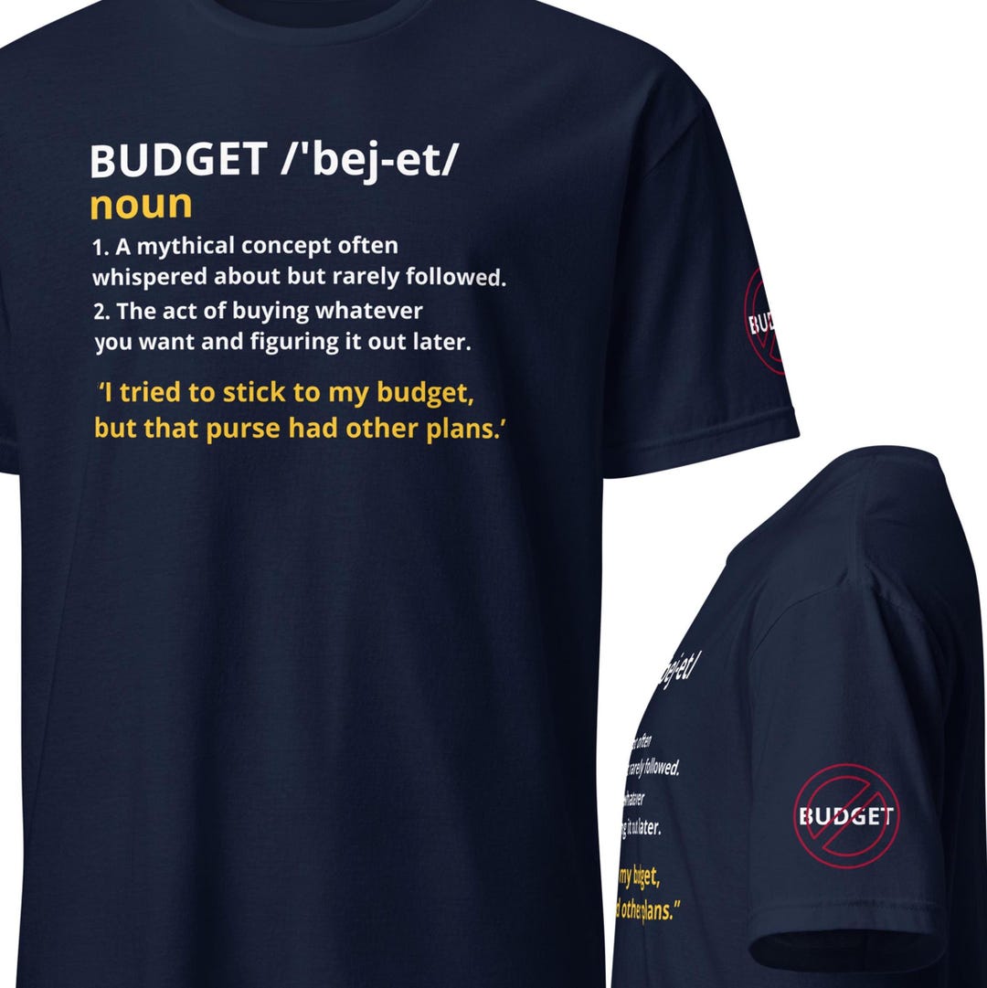 Funny Budget Definition T-shirt: Accountant Humor Apparel - Etsy