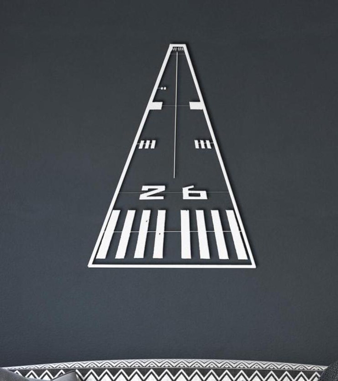 Vintage Aviation Metal Wall Art: Large Airplane Decor for Pilots ...