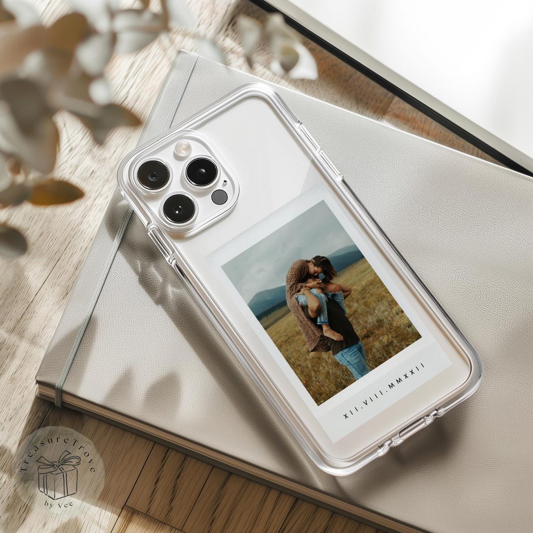 Custom Polaroid Clear Protective Cell Phone Case | iPhone 16 Pro Max ...