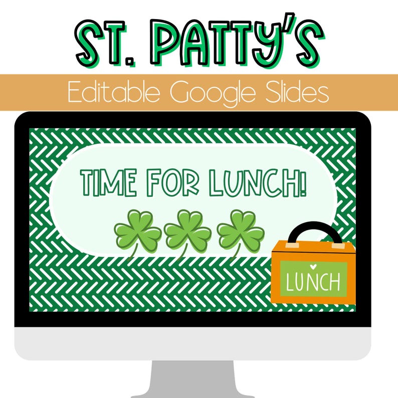 Editable St. Patrick's Day Daily Slides | Classroom Slides | Google ...