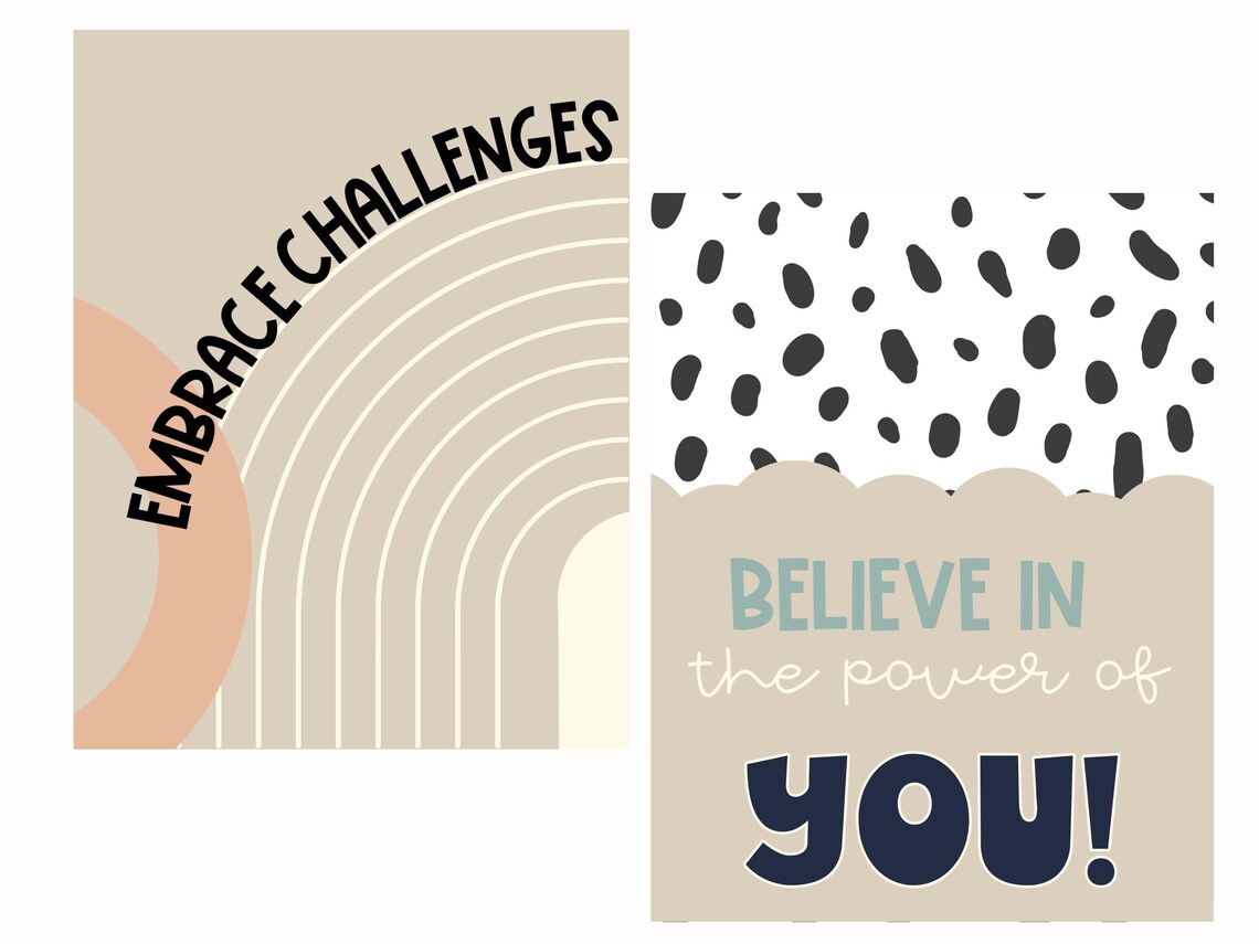Classroom Motivational Posters | Motivational Classroom Posters Set ...