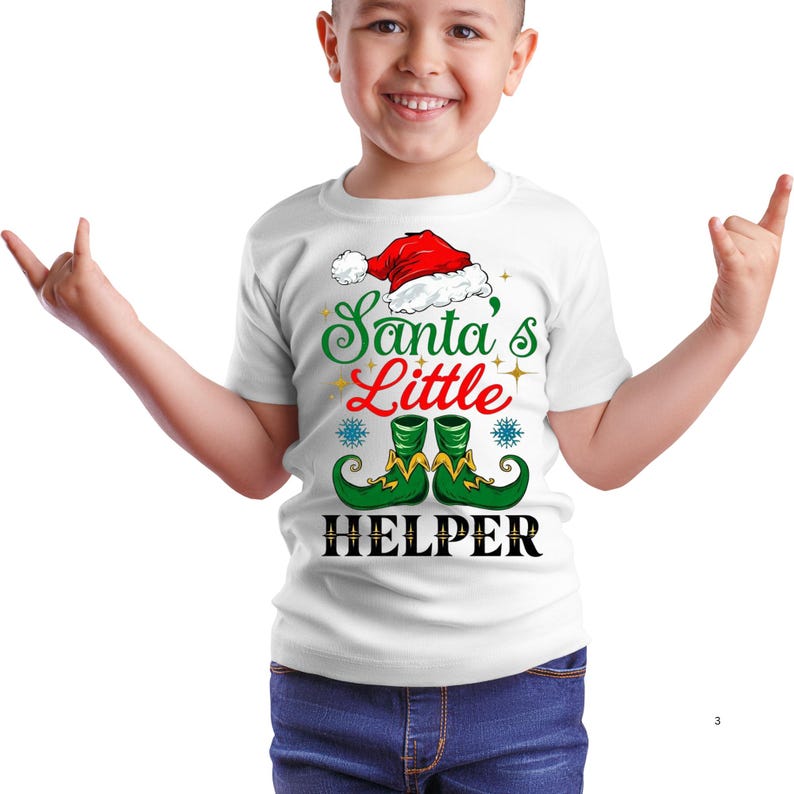 Santa's Little Helper PNG High-resolution Design With Transparent ...