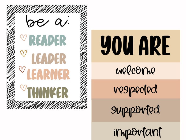 Classroom Motivational Posters | Motivational Classroom Posters Set ...