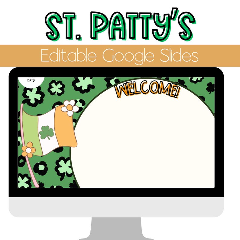Editable St. Patrick's Day Daily Slides | Classroom Slides | Google ...