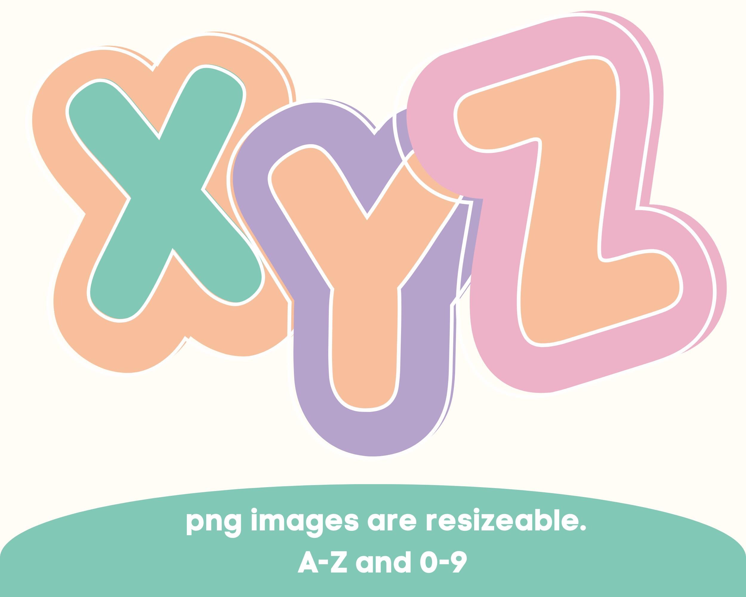 Color Pop Pastel Alphabet | Bulletin Board Letters | Classroom Decor - Etsy