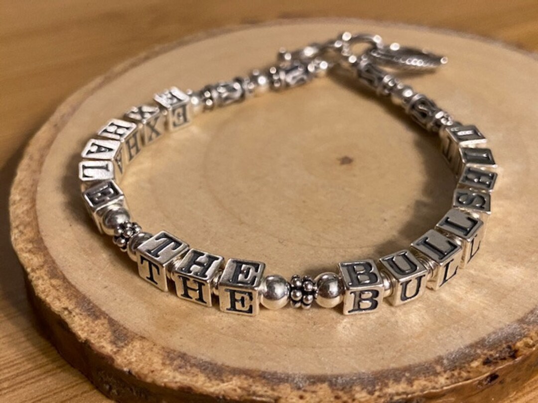 Snarky Custom Made Sterling Silver Bracelet - Etsy