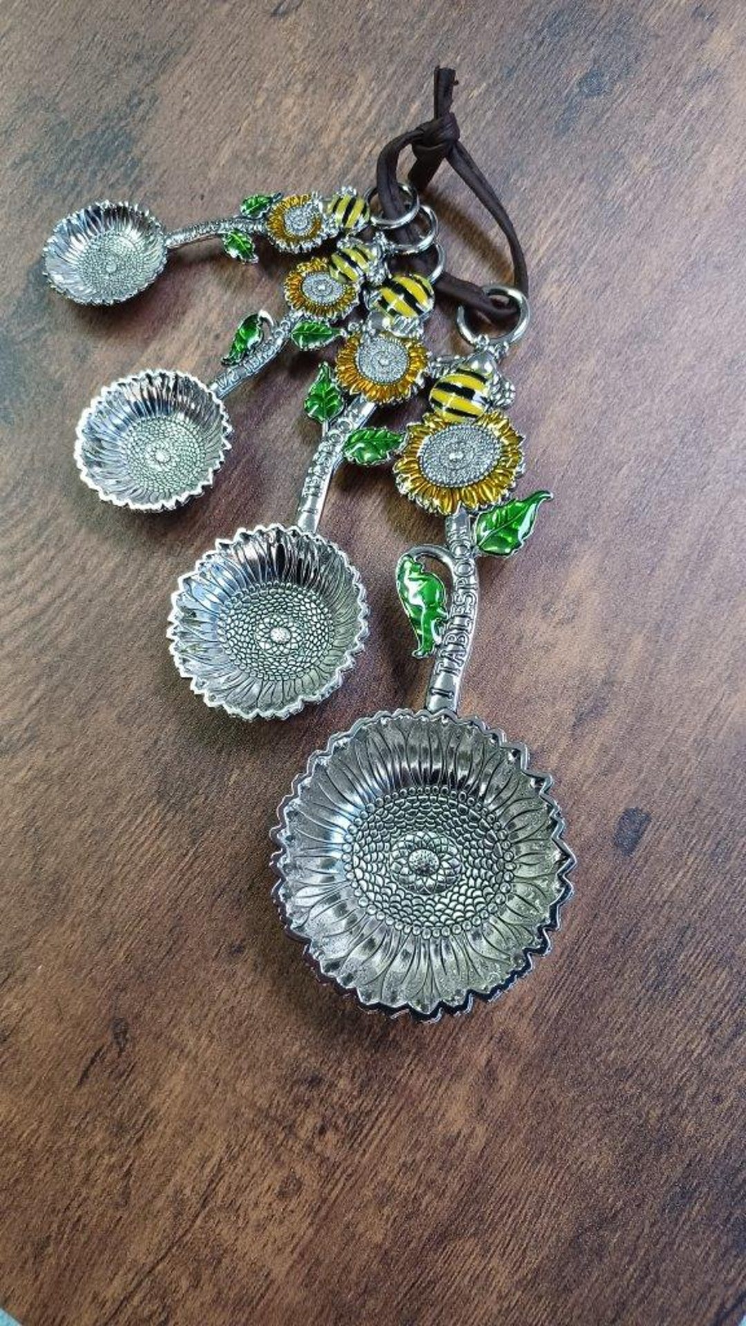 Bees and Sunflowers Measuring Spoon Set - Etsy