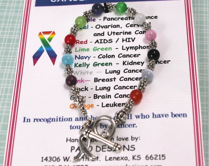 All Cancers Awareness Bracelet - Etsy
