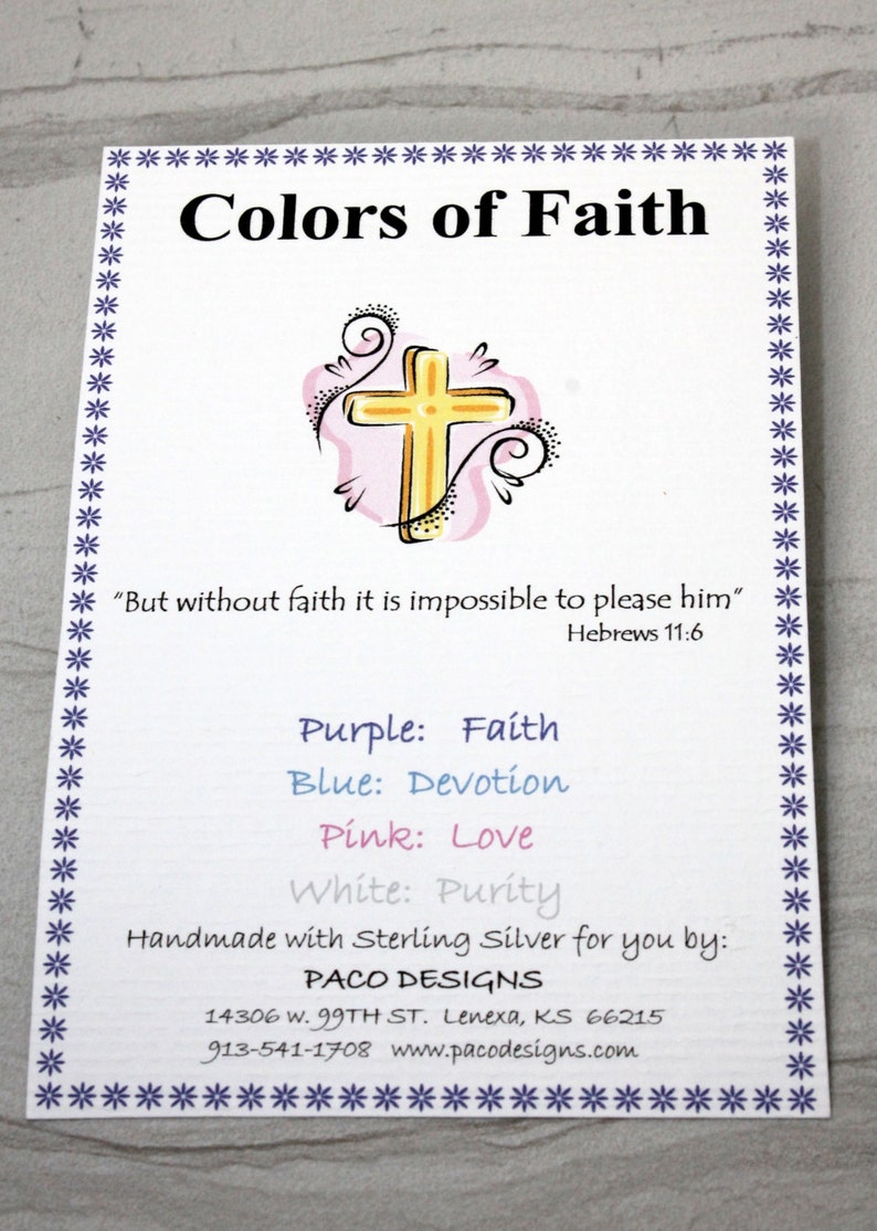 Colors of Faith Sterling Silver Bracelet - Etsy