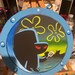 Nostalgic Cartoon Ocean Rock Bottom Funny Painting - Etsy