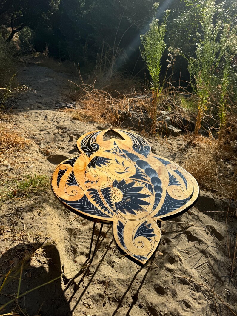 Samoan Tribal Turtle Table - Etsy
