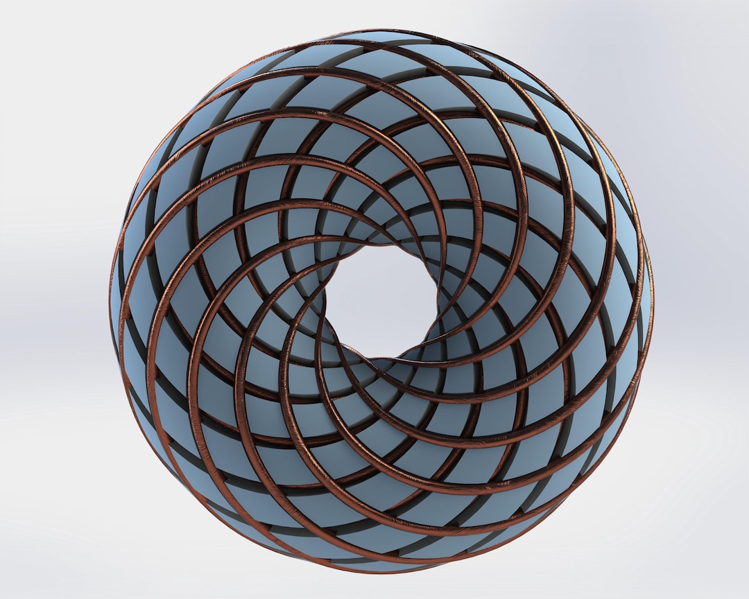 Rodin Coil Torus .STL 12 INCHES Diameter Coil | Itoroid Vortex Wave ...