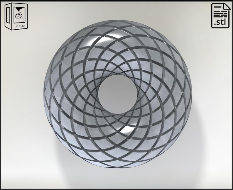 Rodin Coil TORUS .STL 190mm. X 70mm. Diameter Coil | Drawing of ...