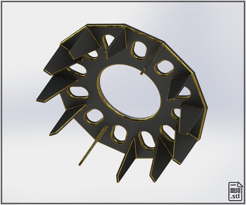 Rodin Coil Star .STL 200mm Diameter Coil | Itoroid Vortex Wave Field ...