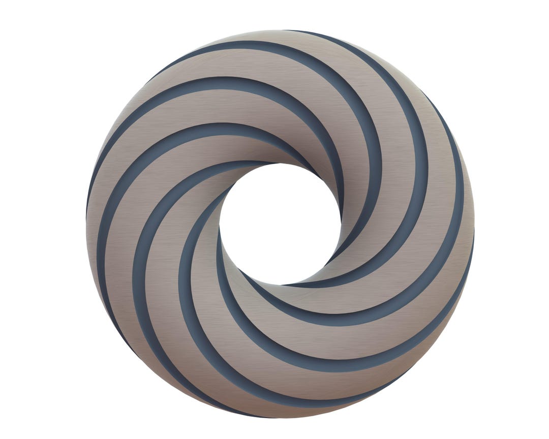 Rodin Coil Torus .STL 180mm. X 62mm. Diameter Coil | Itoroid Vortex ...