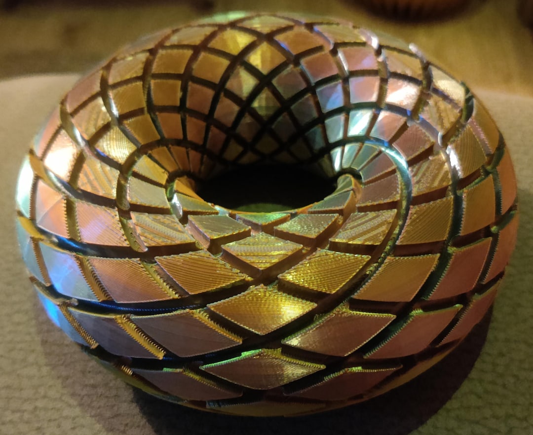Orgone Scalar | Rodin Coil Torus STL 90mm X 32mm Diameter Coil ...