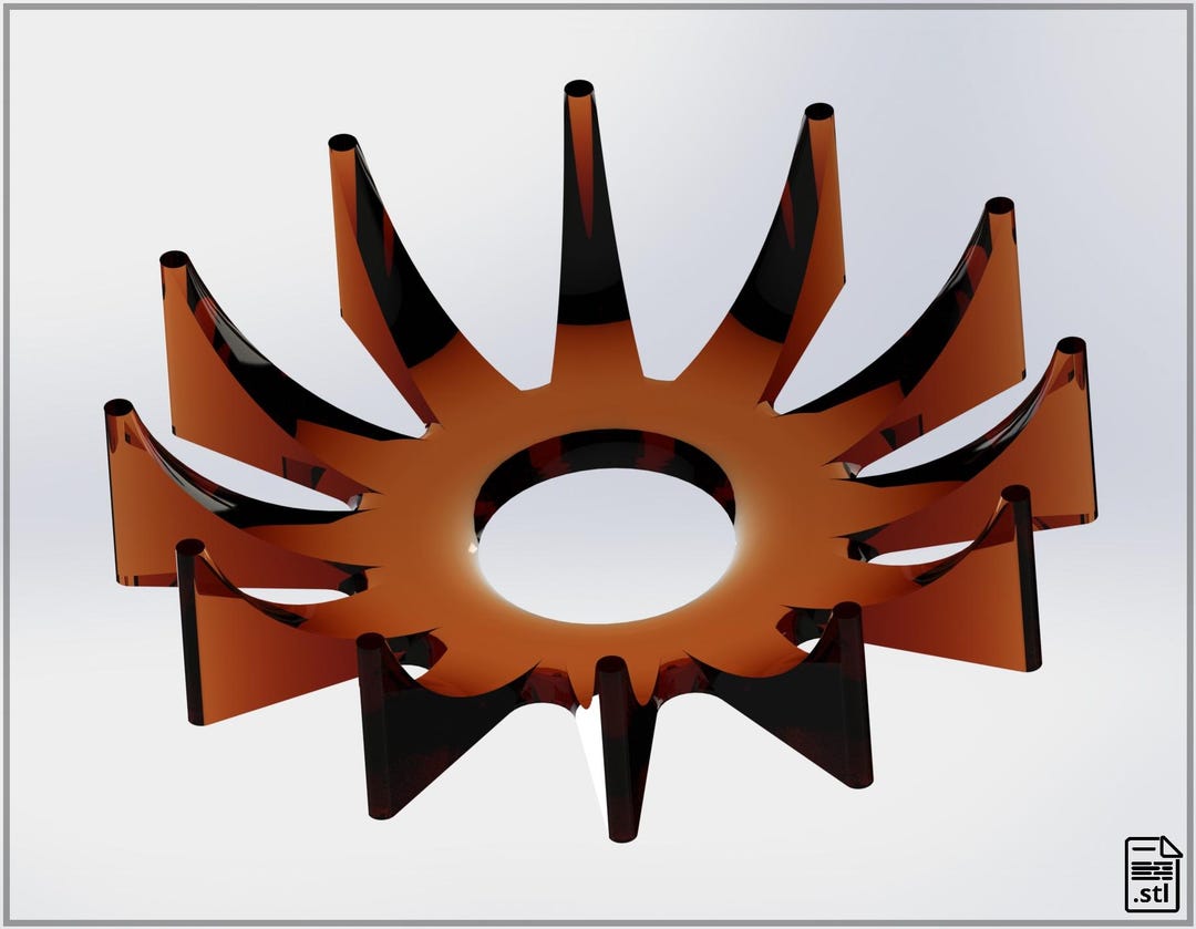 Rodin Coil Star .STL 290mm Diameter Coil | 3D File STL | Itoroid Vortex ...