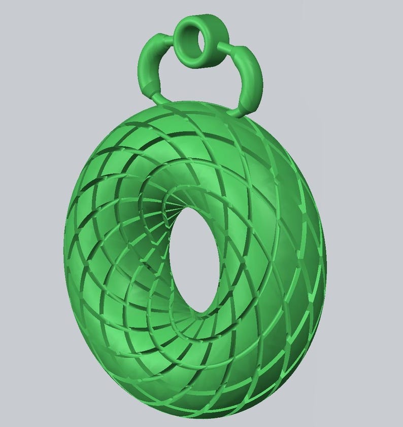 Rodin Coil Torus .STL 120 X 40 Mm. With Handle Diameter Coil | Itoroid ...