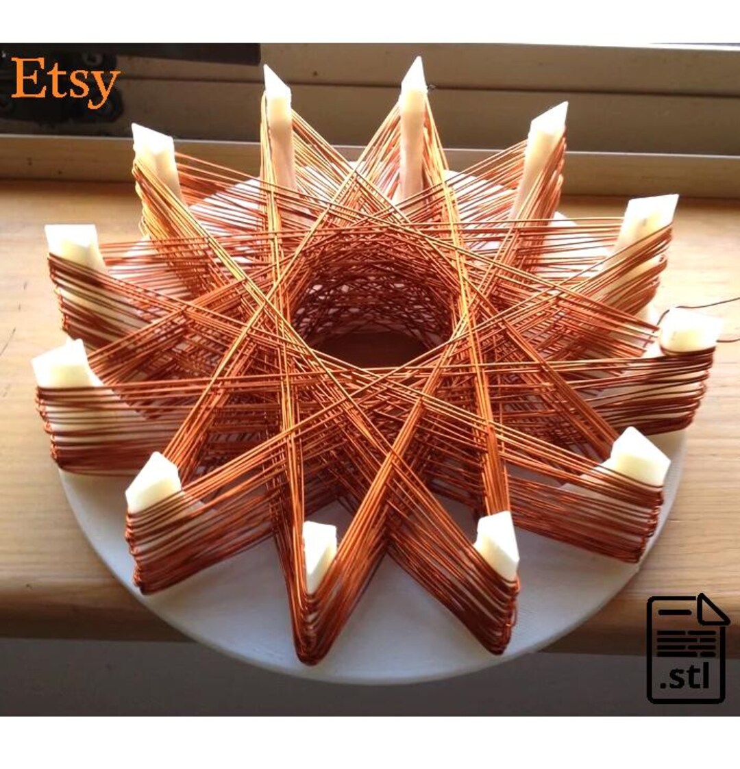 Buy Rodin Star .STL 200mm Diameter Coil Itoroid Vortex Wave Field ...