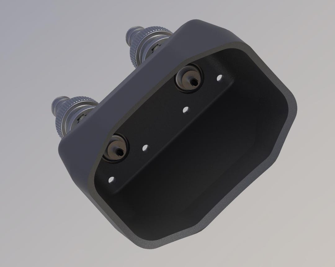 Base Rodin Coil .STL 185mm. X 65mm. Diameter 2 X BNC Connector | 3D ...