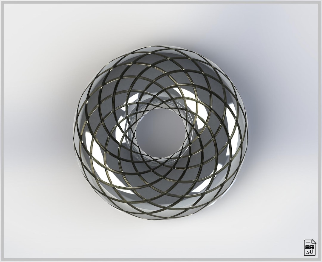 Rodin Coil Torus STL 140mm X 50mm Diameter Coil | Magnetic Field ...