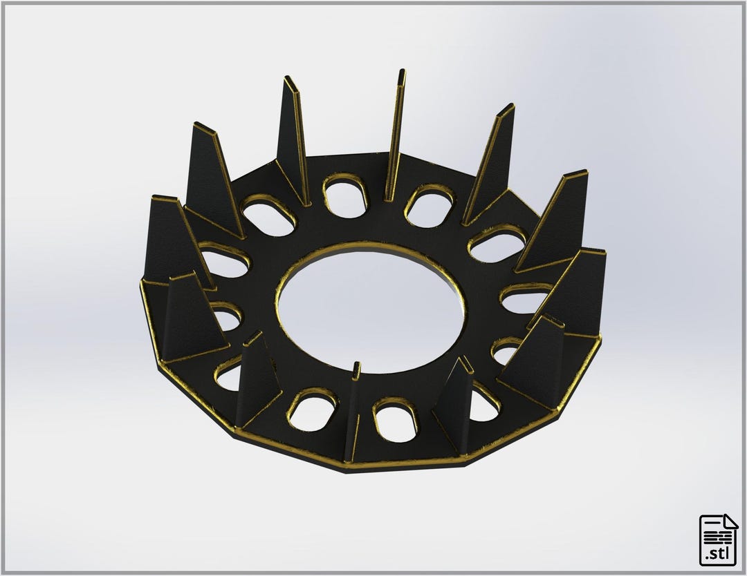 Rodin Coil Star .STL 200mm Diameter Coil | Itoroid Vortex Wave Field ...