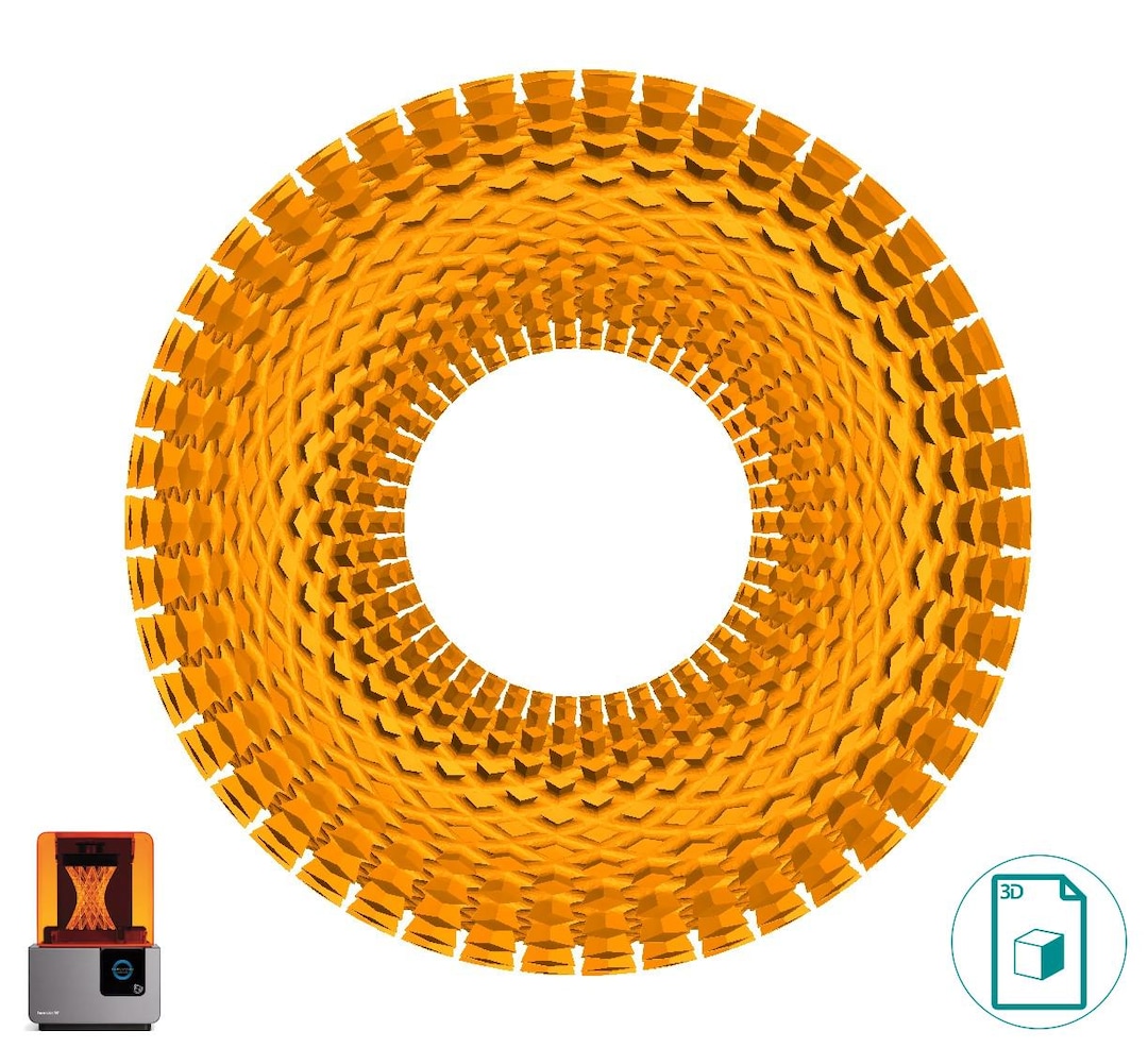 Rodin Coil Torus .STL 260mm. X 80mm. Diameter Coil | Itoroid Vortex ...