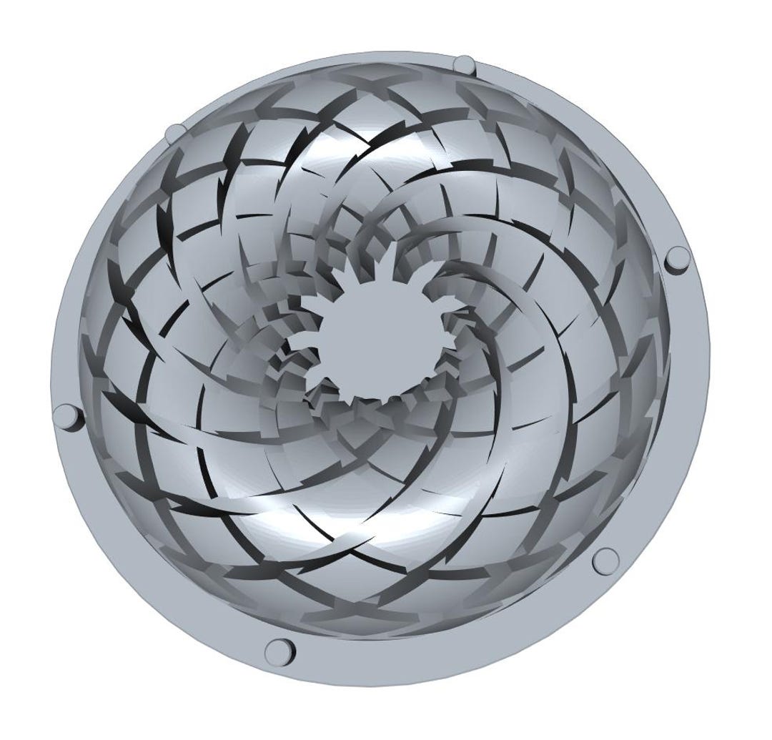 Rodin Coil Torus .STL 190mm. X 90mm. Diameter Coil | Drawing of ...