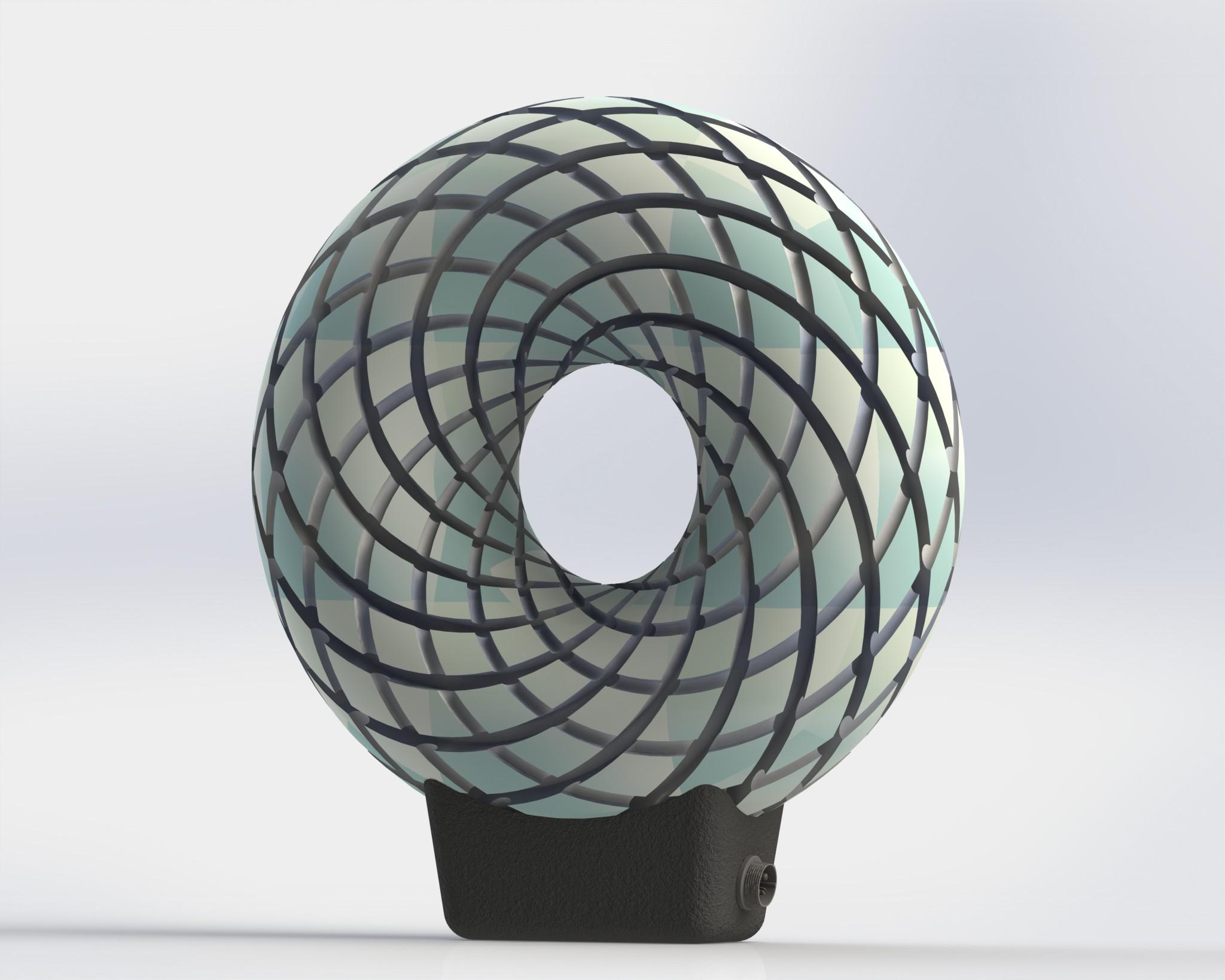 Rodin Coil Torus .STL 10 Inches Diameter Coil + Coil Holder | 3D File ...