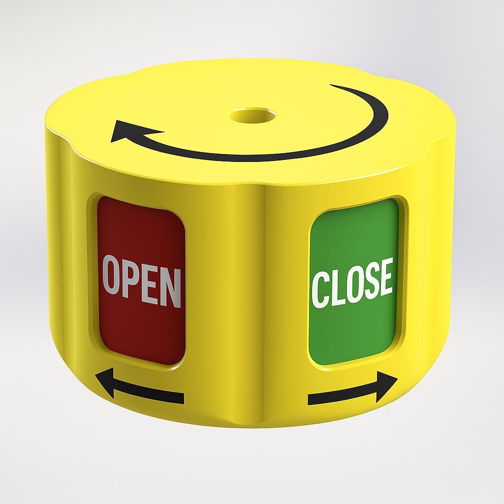 Gas Cylinder Valve Position Indicator – STL File for 3D Printing | Fits ...