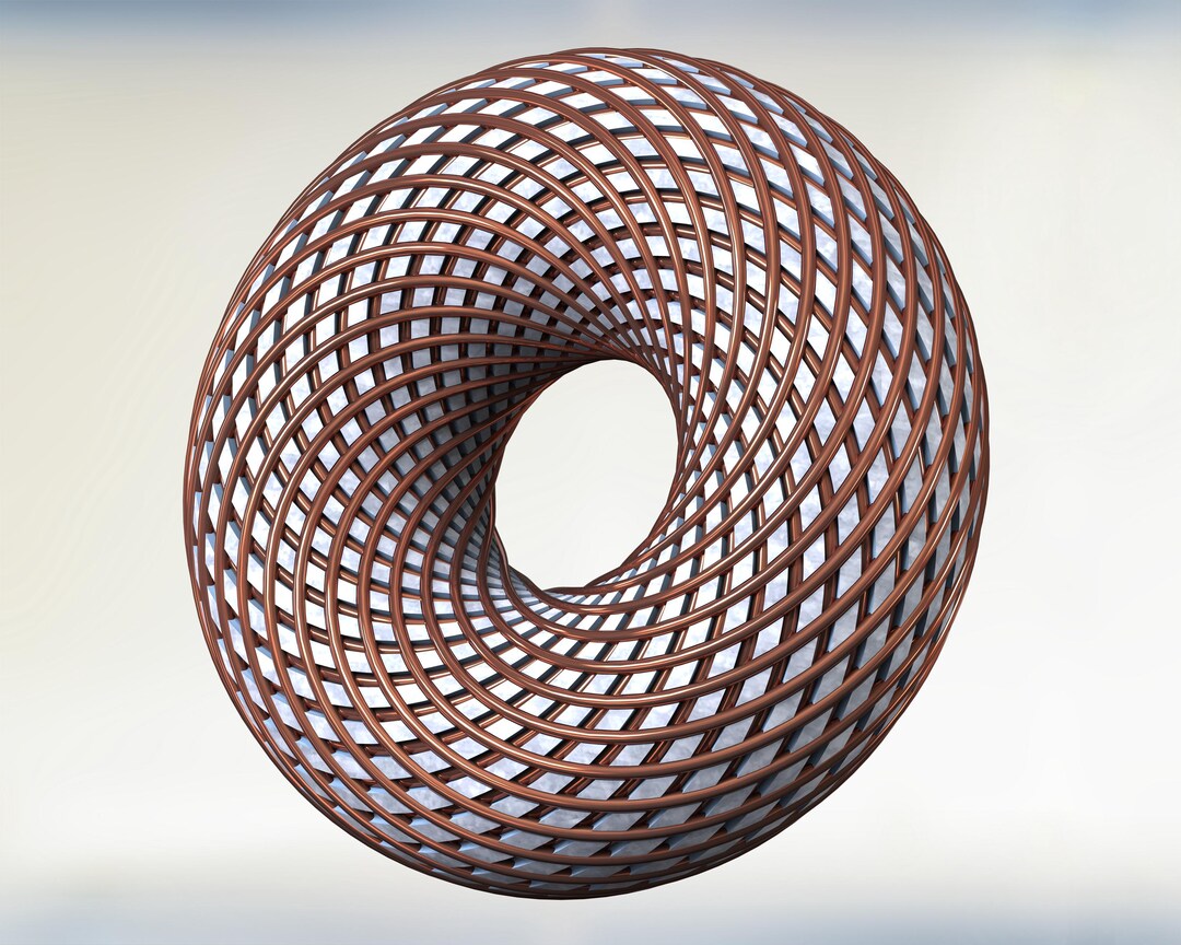 Rodin Coil Torus .STL 10 INCHES Diameter Coil | Itoroid Vortex Wave ...