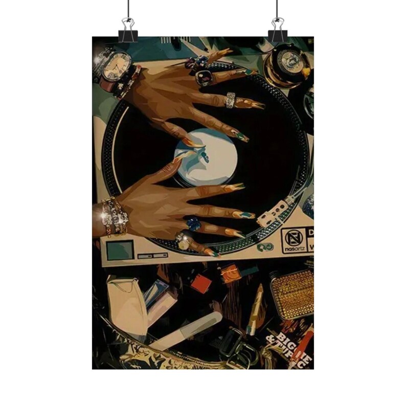 Turntables Matte Poster - Etsy