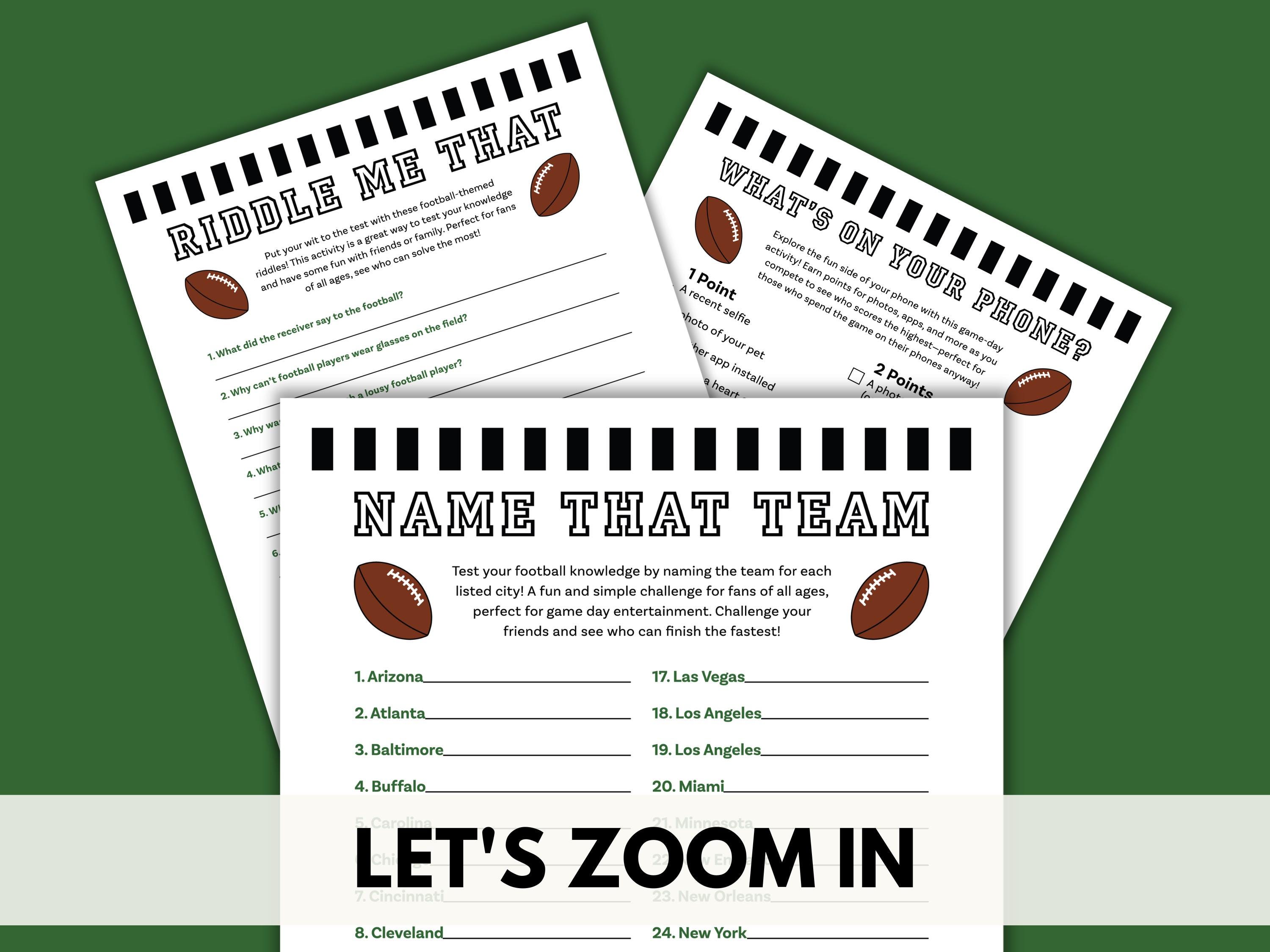 Football Team Super Bowl | Modern and Classic Football Trivia ...