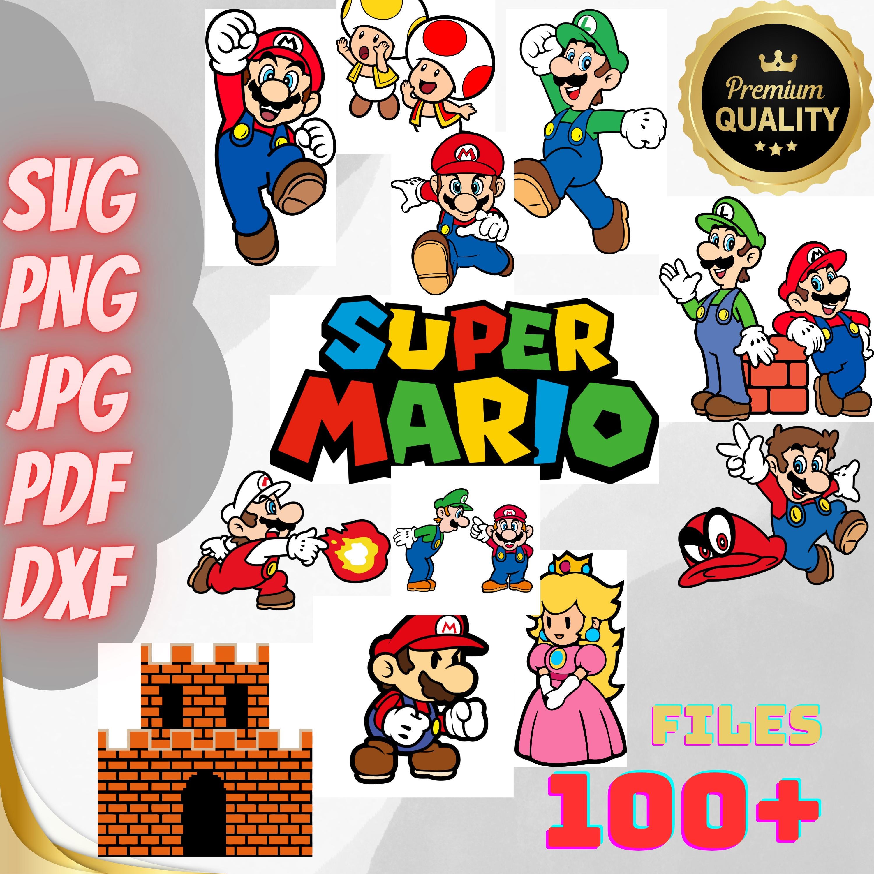 100+ Super Mario SVG Bundle, Mario SVG Files, Super Mario SVG ...