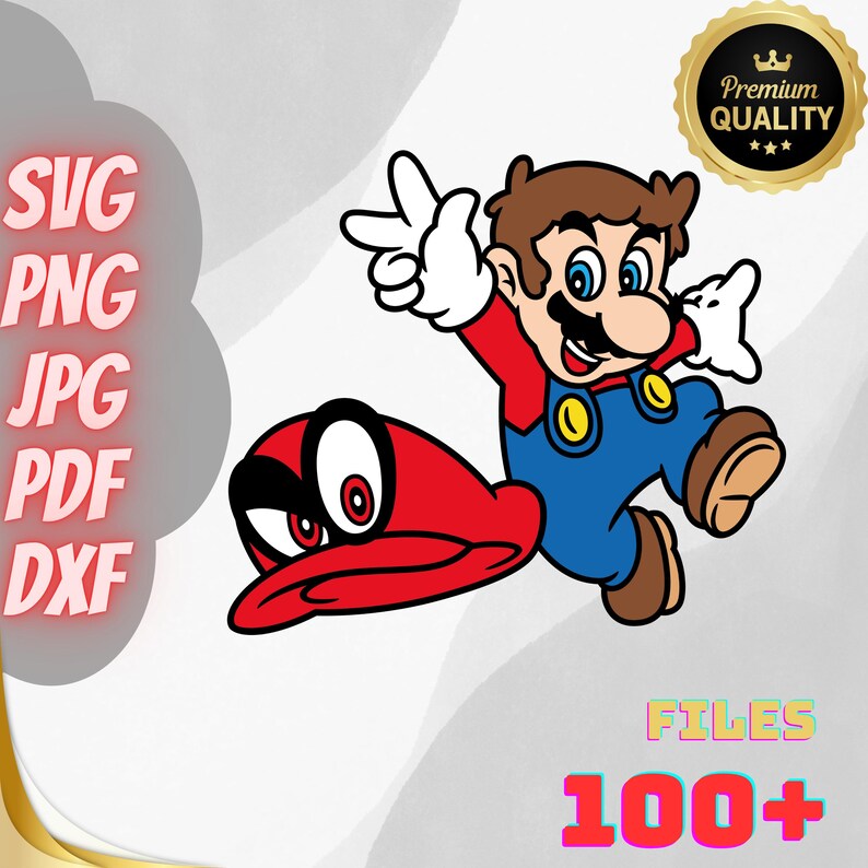 100+ Super Mario SVG Bundle, Mario SVG Files, Super Mario SVG ...