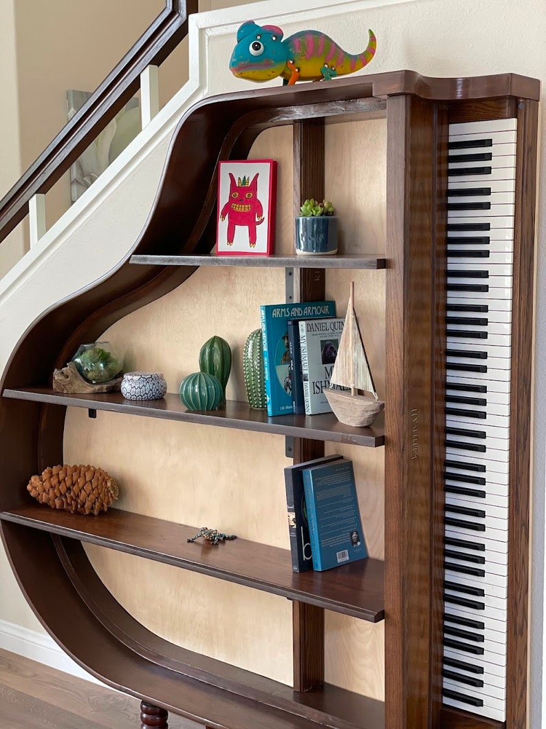 Piano Bookcase - Etsy