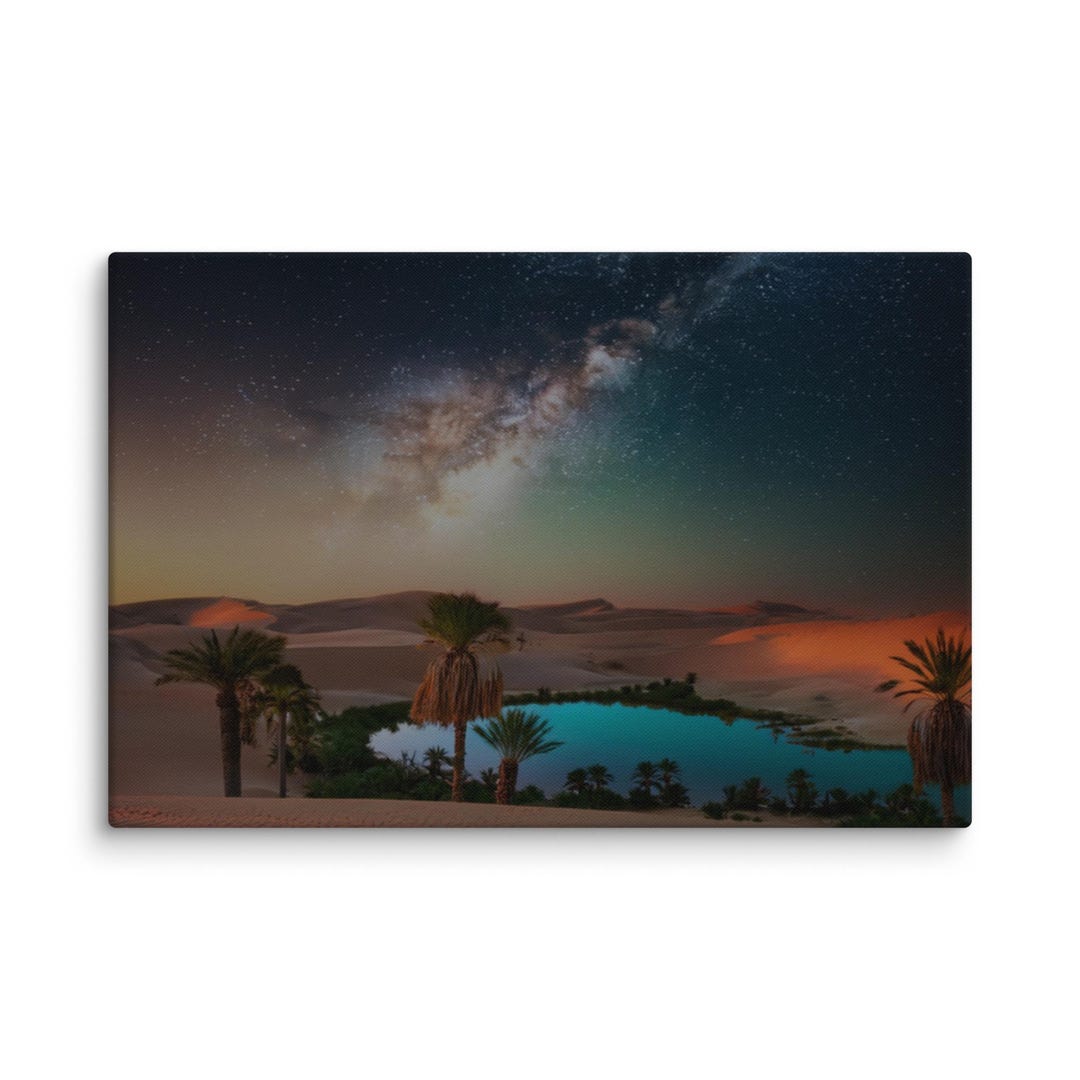 Desert Oasis Canvas Wall Art Digital Print, Home Decor, Office Decor - Etsy