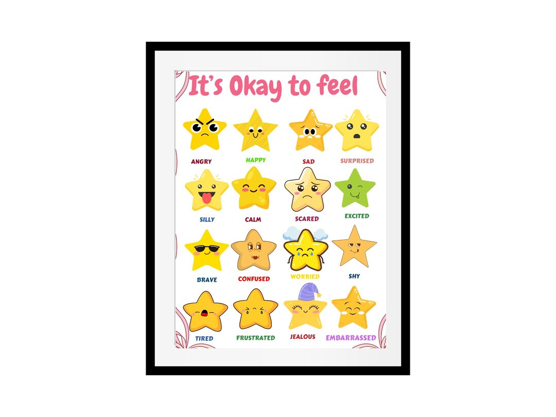 Star Mood Meter Poster: SEL Classroom Decor (digital Download). - Etsy