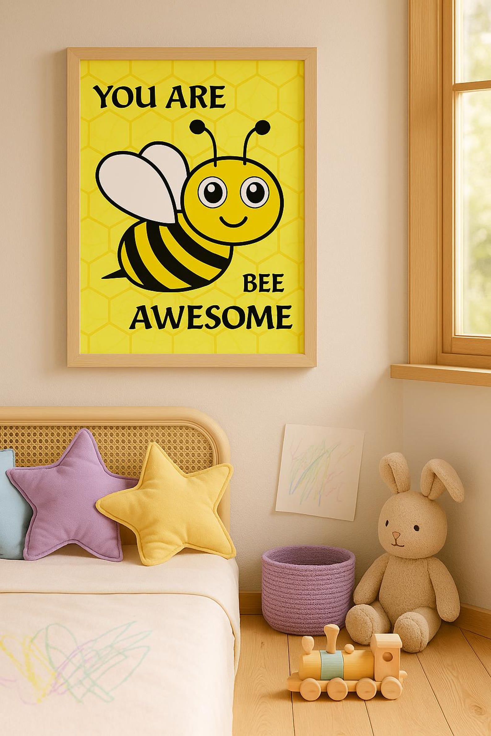 Bee Affirmation Posters for Kids: Neurodiverse Art (digital Download ...