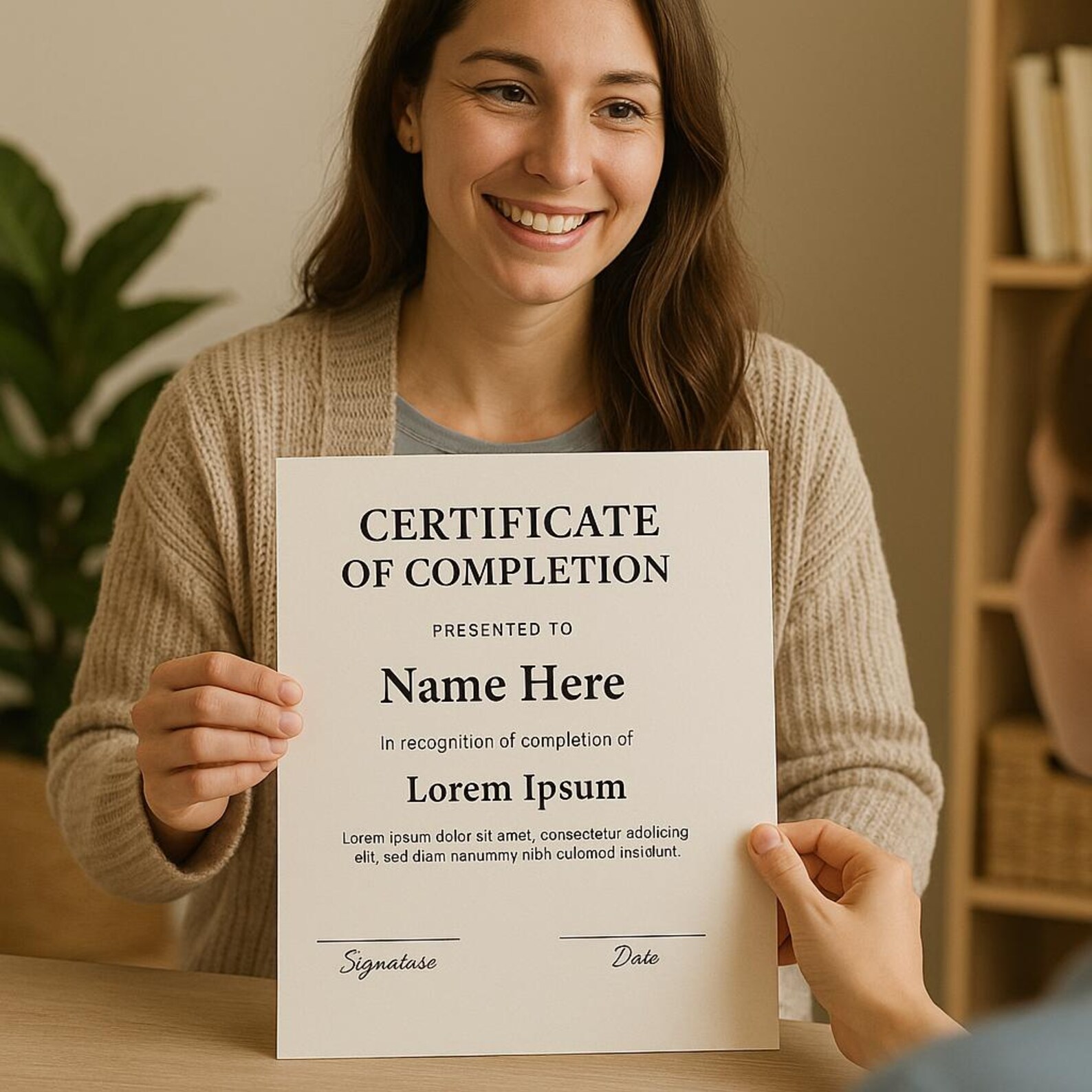 Editable Congratulation Certificate Template (PDF or Canva). - Etsy