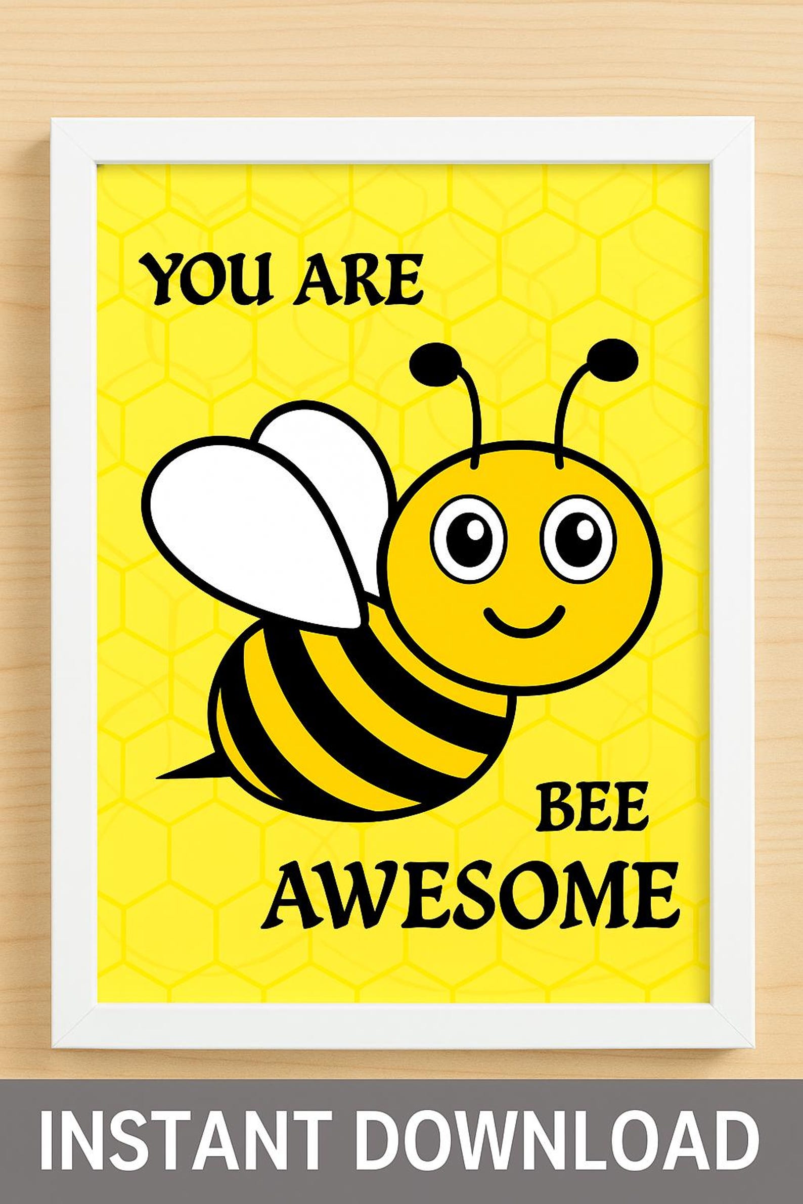 Bee Affirmation Posters for Kids: Neurodiverse Art (digital Download ...