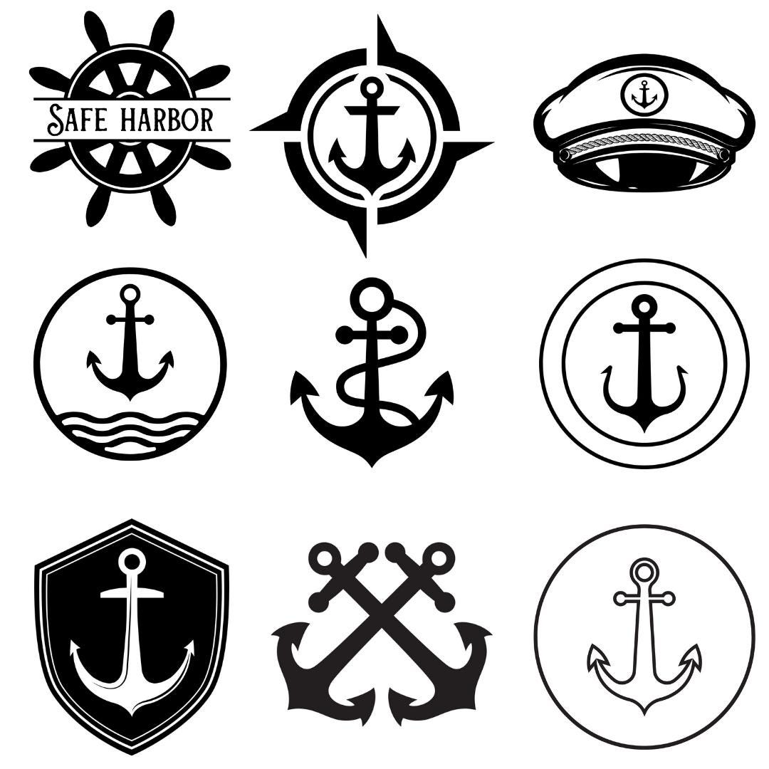 50 Maritime SVG Files: Anchors, Ships, and Nautical Adventures ...