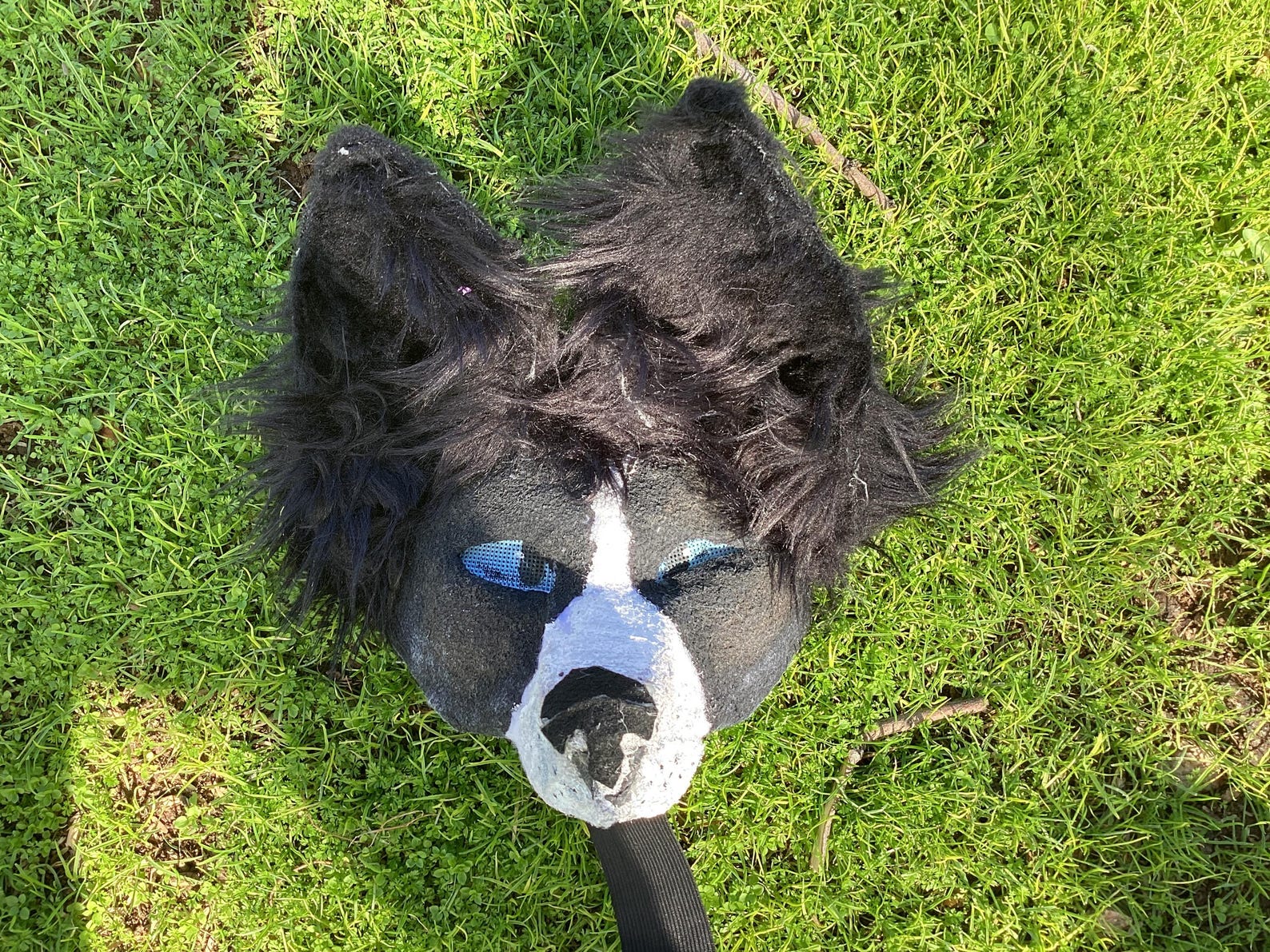 Border Collie Mask (with Matching Tail) - Etsy